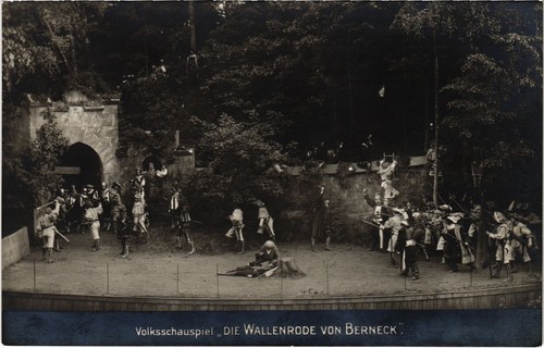 CPA AK BAD BERNECK IM FICTELGEBIRGE Festspiel Die Wallenrode GERMANY ...