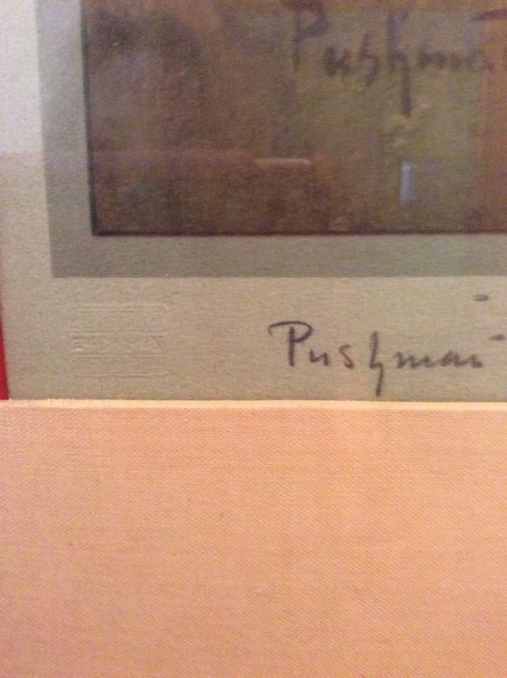 Hovsep Pushman Signed Print “Sultanabad Plate” 1955 | eBay