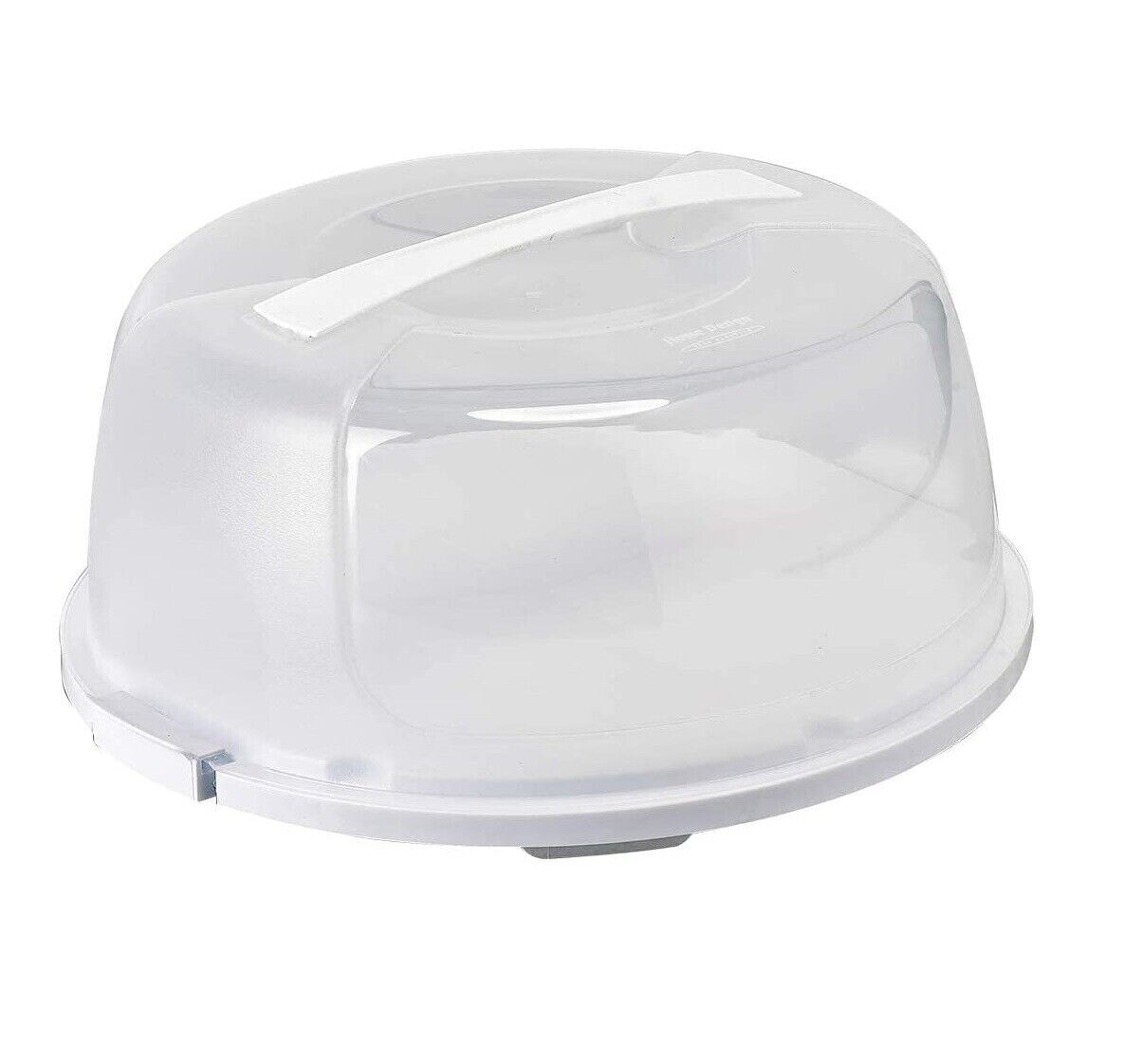 33cm Multicolour Round Cake Storage Carrier Box Container Clear ...