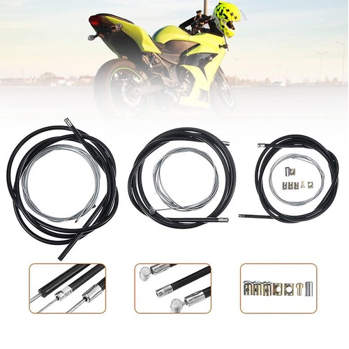 Motorcycle Clutch Brake Throttle Cable Kit Dirt Bike Repair Aluminum ...