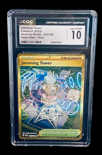 Pokemon Jamming Tower #243 CGC Gem Mint 10: Destined Rivals(Read ...