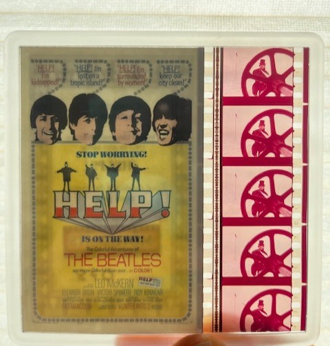 Beatles "Help" Moviemats 1965 original film stock cells & poster | eBay