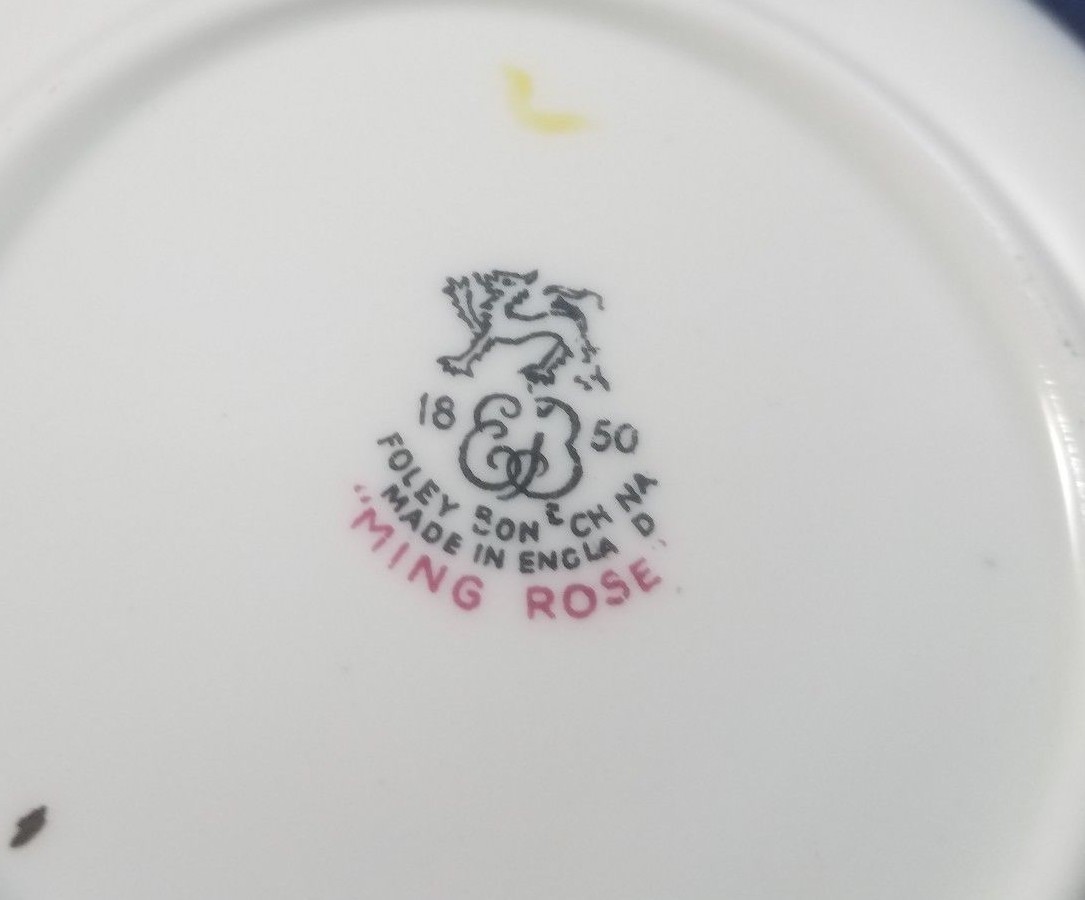 Foley MING ROSE (scalloped edge) Sweet Meat Dish 4 5/8" | eBay