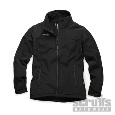 SCRUFFS SIZE 12 WOMEN'S TRADE FLEECE LINED SOFTSHELL JACKET T55295 ...