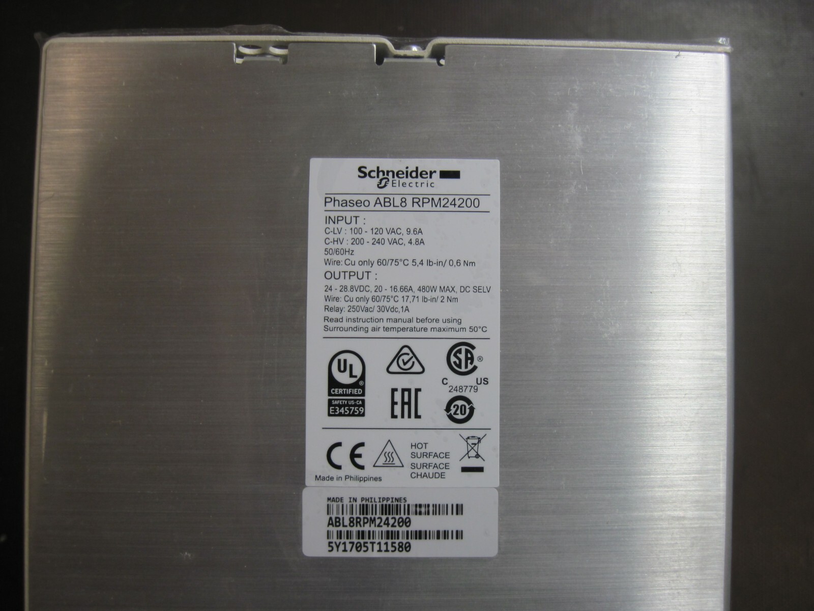 ABL8 RPM24200 SCHNEIDER UNIVERSAL POWER SUPPLY (NEW IN BOX) | eBay