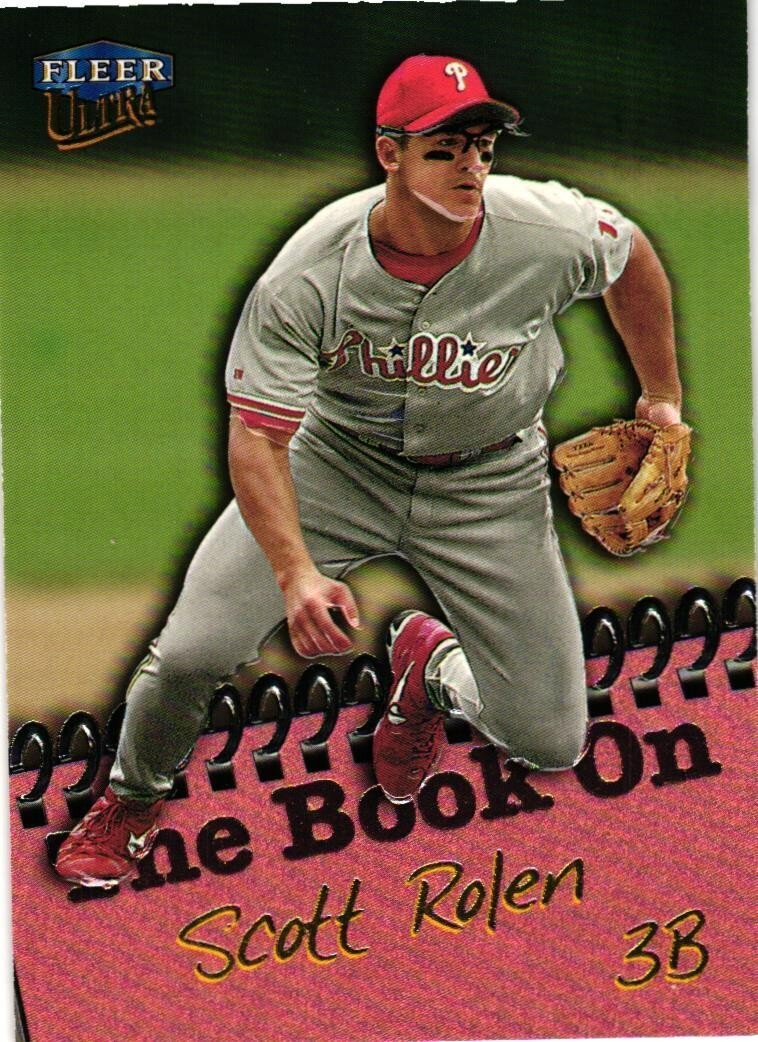 1999 FLEER ULTRA SCOTT ROLEN THE BOOK ON #11 OF 20 CARD $0.99 VALUE BOX ...