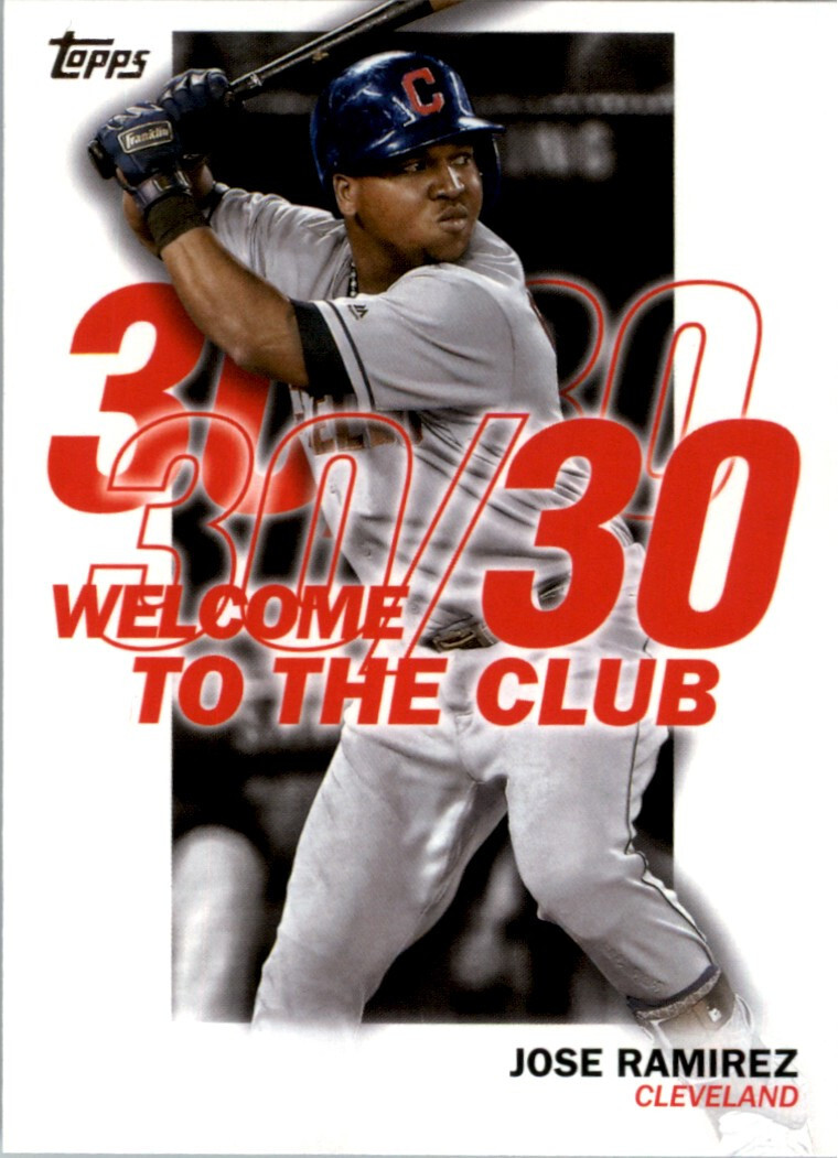 2023 Topps Series 1 Jose Ramirez Welcome to the Club Insert WC-19 ...