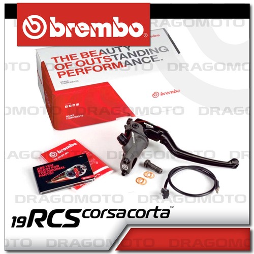 BREMBO 19 RCS Corsacorta Forged Brake Master CYLINDER Corsa Corta ...