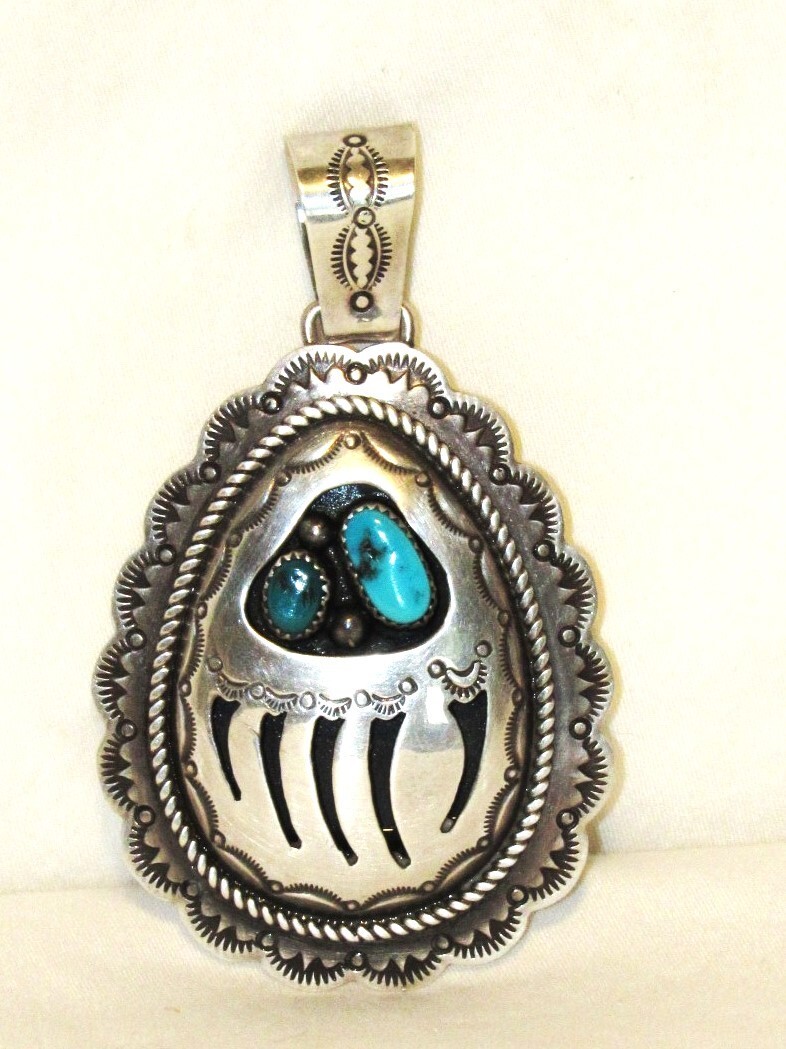 Authentic Wilbur Musket Sterling Silver & Turquoise S… - Gem