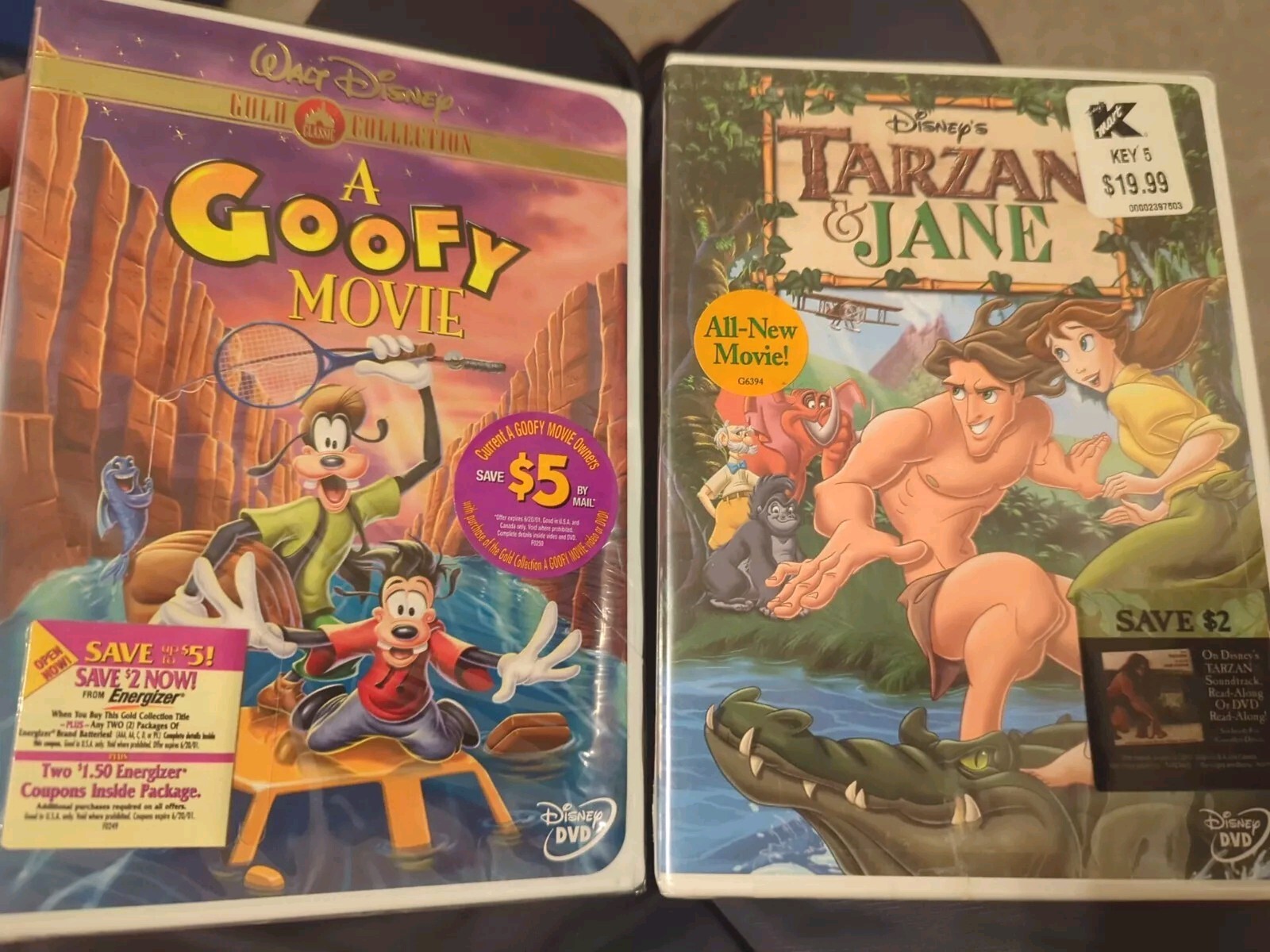(2) NEW Disney's GOOFY MOVIE + Tarzan & Jane (DVD, 2002) - Animated Classic 786936164947 | eBay