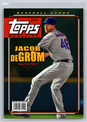 2019 Topps Archives #TM-2 Jacob deGrom Topps Magazine 10a | eBay