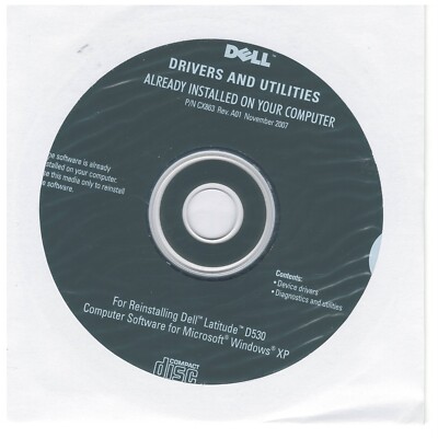 D530 Dell Drivers and Utilities for Reinstalling Dell Latitude Windows ...