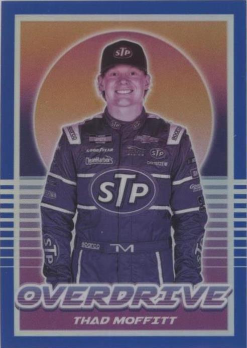 2022 Panini Chronicles - Overdrive Thad Moffitt #13 Blue Prizm /199 for ...