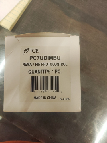 TCP PC7UDIMBU NEMA 7 Pin Photocontrol, New Black | eBay
