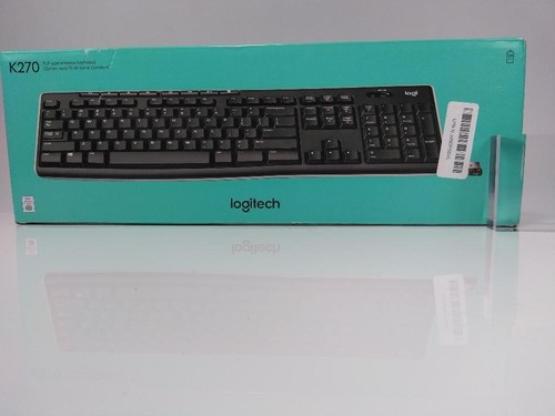 Logitech K270 Wireless Keyboard, USB Unifying Receiver, Black | eBay