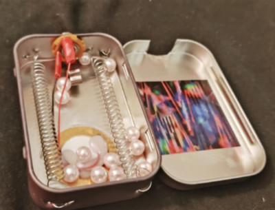 Noise Box Piezo Contact Mic Altoids Can Springs DIY Homemade Instrument ...