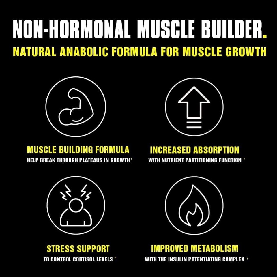 Universal Animal M-Stak 21 packs All Natural Muscle Building Stack ...