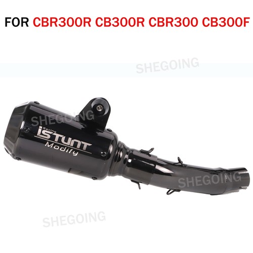 2018-2024 Honda CBR300R CB300R Motorcycle Exhaust Muffler Slip On Pipe ...