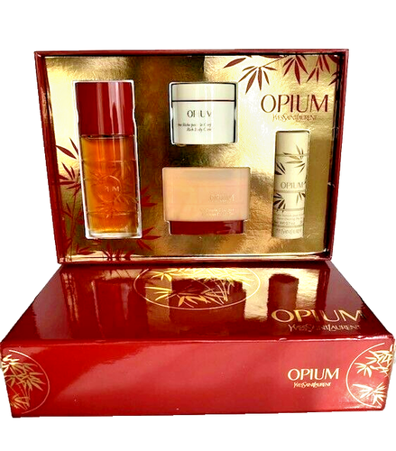 Vintage OPIUM Yves Saint Laurent Perfume, Shower Gel, Body Cream ...
