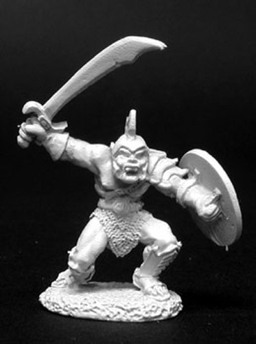 Reaper Miniatures Orc Warrior #02124 Dark Heaven Legends Unpainted ...