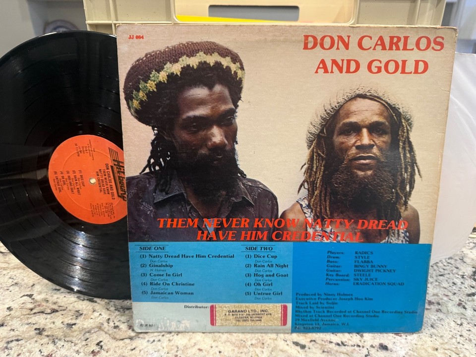 DON CARLOS AND GOLD ~ THEM NEVER KNOW NATTY DREAD.. 1982 US HIT BOUND ...