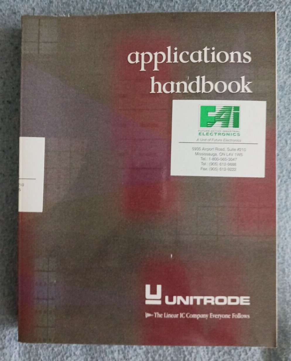 UNITRODE Applications Handbook Vintage 1997-Application Notes/Design ...