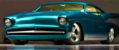 57 Chevy Race Car Classic Hot Rod Custom Metal Concept Model 55 1955 1: ...