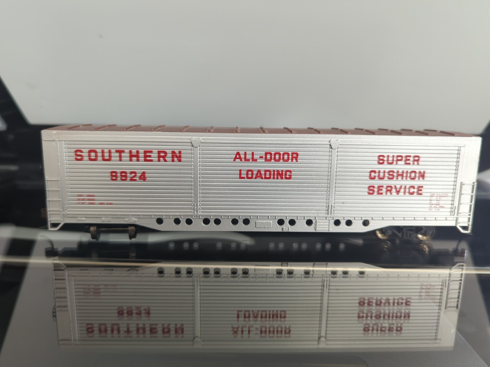 Bachmann HO Scale 9924 All-Door Silver Box Car Southern Railroad Rare ...