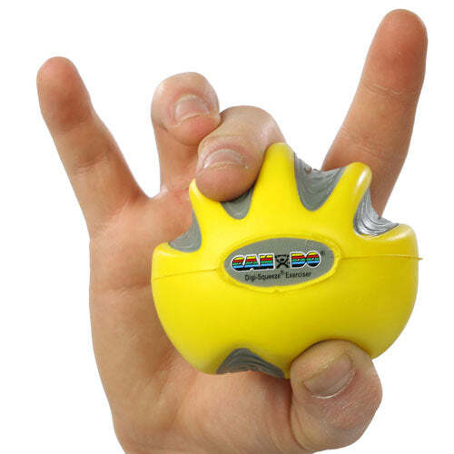 CanDo Digi-Squeeze Hand Exer Yellow Med Size X-Lt Strngth | eBay