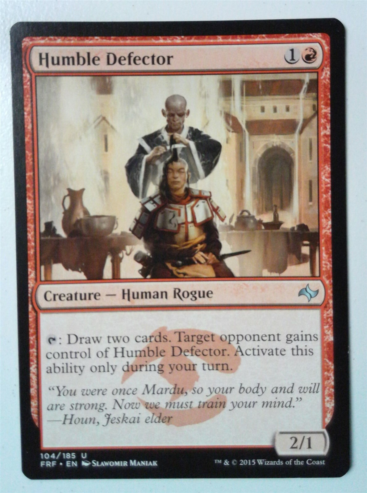 Humble Defector *PLAYSET* Magic MtG x4 Fate Reforged SP | eBay