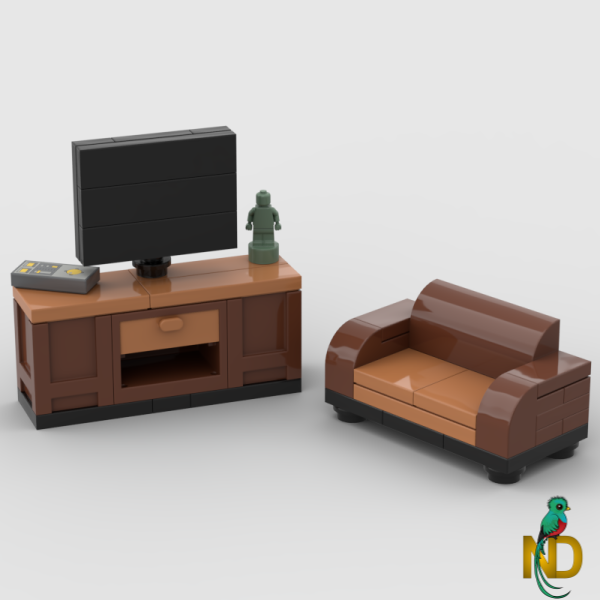 How To Make Lego Living Room Furniture LEGO Modern Couch Tutorial