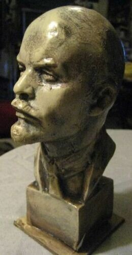 VLADIMIR LENIN BUST Resin Statue Russian Figure Communist Soviet ...