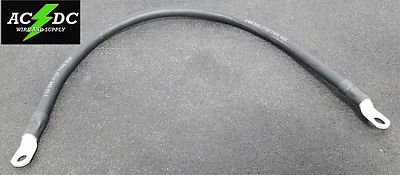 SGX 2 GA BLACK engine starter alternator battery ground cable lugs 5/16 ...