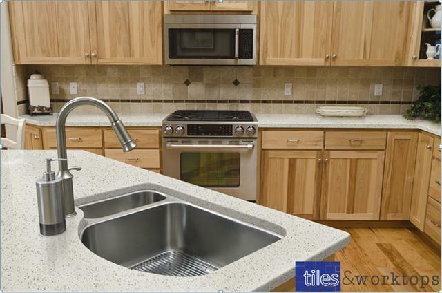 Stardust White Quartz Kitchen Worktop Countertop Polished 3000mm x ...
