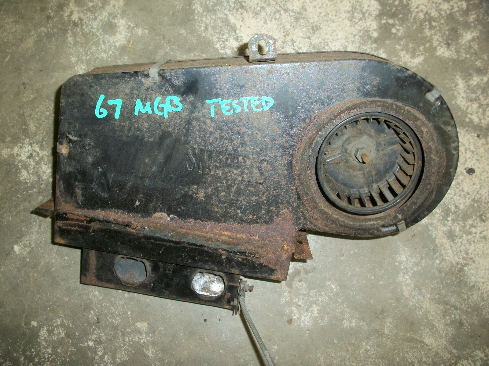 MGB Heater Box Smiths Heater Motor, tested From a 1967 MGB | eBay