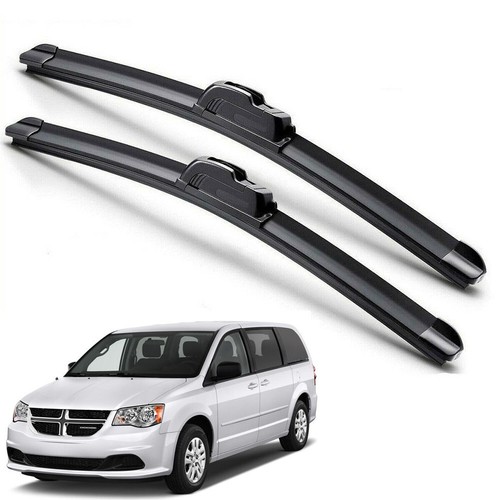 For 2008-2020 Dodge Grand Caravan Windshield Wiper Blades J-HOOK Hybrid ...