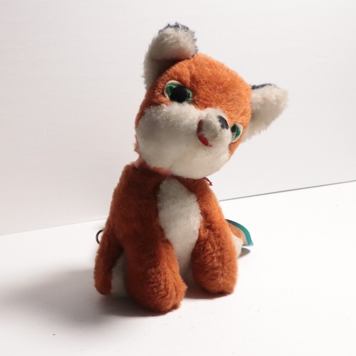 Vintage Cuddle Toys Action Musical Fox Plush by Douglas Head Turns | eBay
