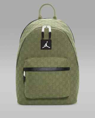 Nike Jordan Monogram Full-Size Laptop Backpack Green MA0758-EF9 Limited ...