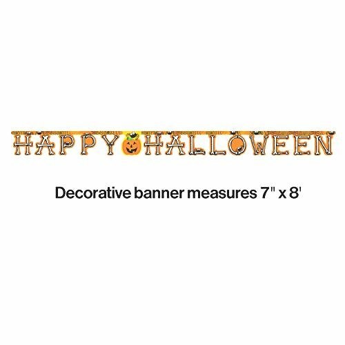 Creative Converting Happy Halloween Jointed Banner Party Supplies ...