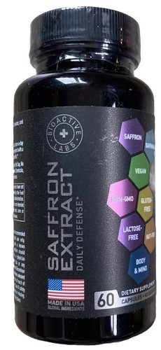 Bioactive Labs Saffron Extract Body & Mind Support 60 Capsules | eBay