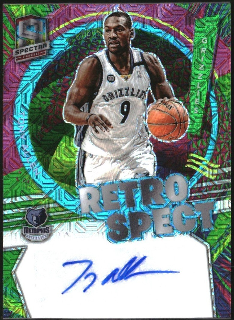 2021-22 Panini Spectra - Retrospect Autographs Tony Allen #RSA-TAL Meta ...