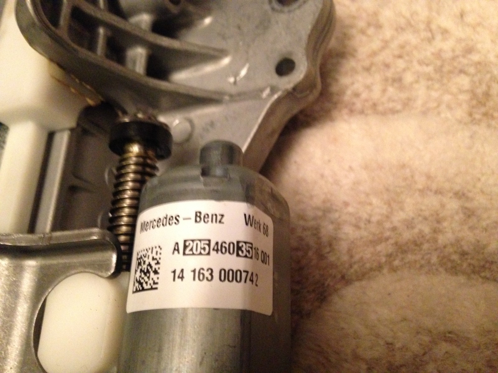 GENUINE MERCEDES C CLASS W205 Steering Wheel Column A2314600225 | eBay UK