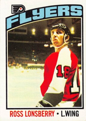 1976-77 Topps Hockey Ross Lonsberry #201 VG+ PHILADELPHIA FLYERS | eBay