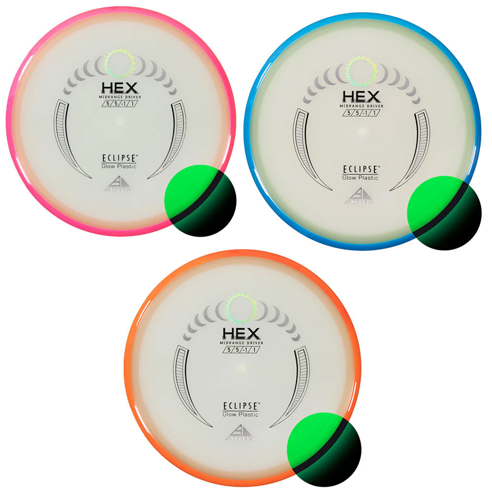 Axiom Disc Golf Eclipse 2.0 Glow Hex Midrange 5/5/-1/1 - Choose Exact Disc | eBay