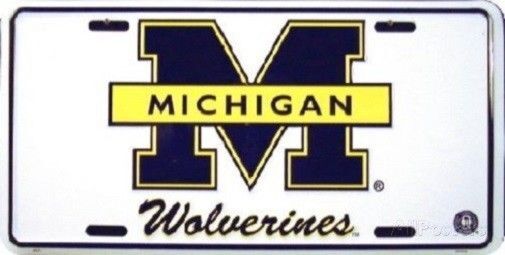Michigan Wolverines NCAA License Plate | eBay