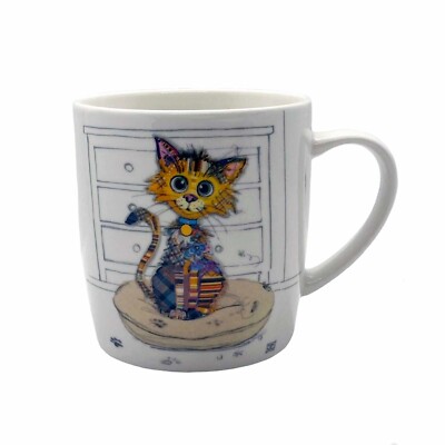 Bug Art Kooks KIMBA KITTEN Gift Boxed Fine China Mug - Coffee Cup ...