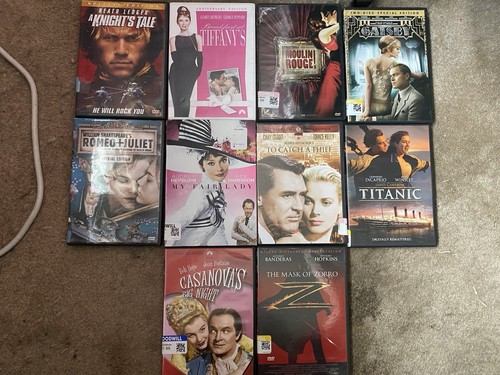 Romance DVD Lot of 10 Different Movies | eBay