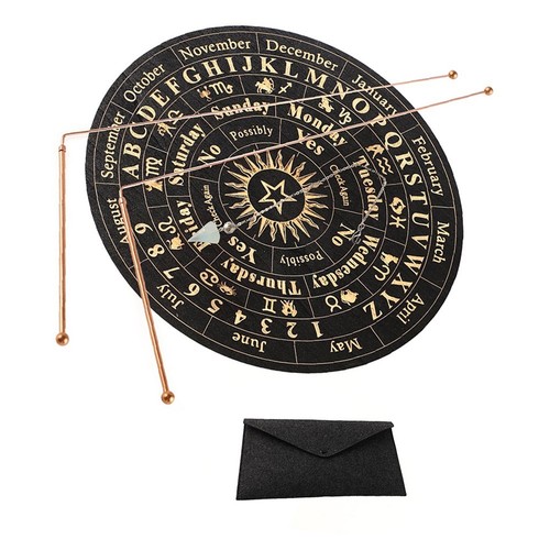 Professional Dowsing Tools 2 Copper Rods with Pendulum for Efficient ...