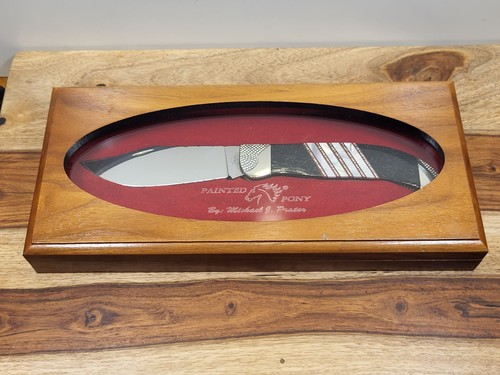 2005 CASE XX (#6172 SS) M. PRATER/PAINTED PONY EXOTIC LARGE CLASP KNIFE ...
