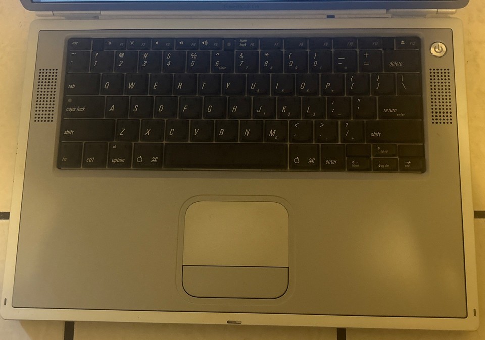 Apple PowerBook G4 Titanium M8407 667MHz 128GB Sorbet leopard Great ...